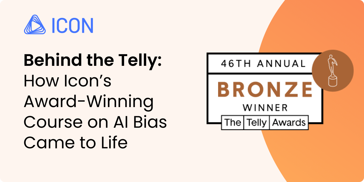 Behind the Telly: How ICON's Award-Winning Course on AI Bias Came to ...